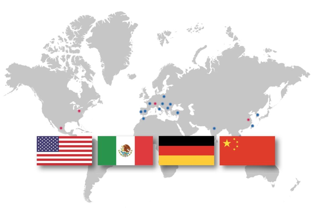 Laboratories worldwide - Gläser Group